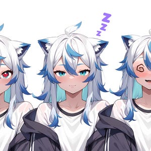Ready to Use Vtuber, Wolf Pup Boy - Premade & Presetup Model Ready for ...