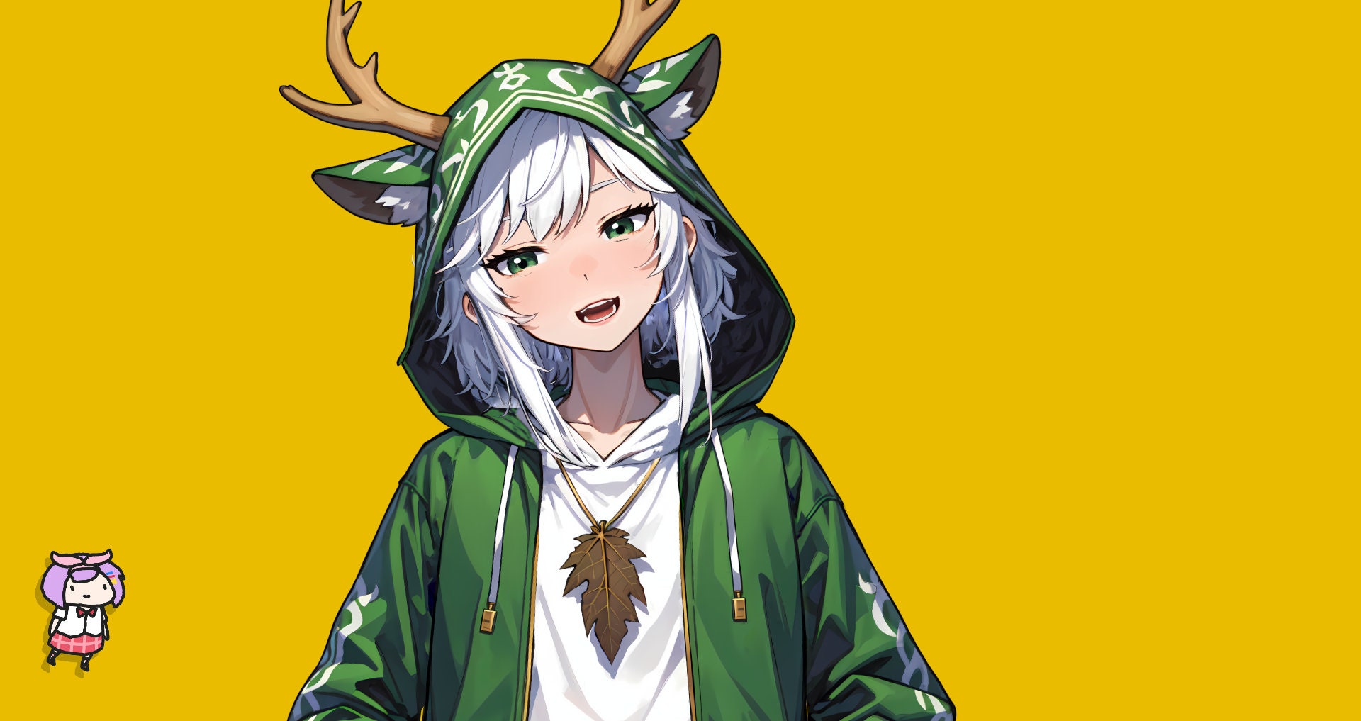Vtuber - Druid Boy | Live2d | Vtube Studio | Forest | Streamer | Hoodie ...