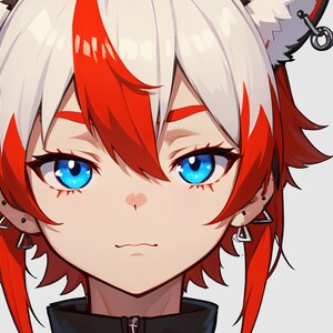 Vtuber Red Panda Boy Live2d Vtube Studio Animal - Etsy Australia