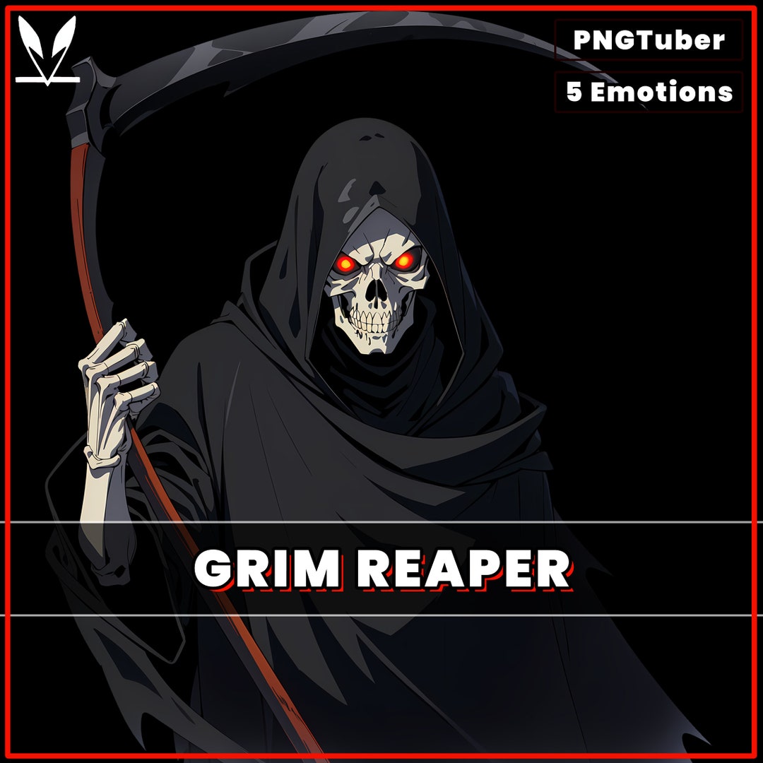 Giftuber Grim Reaper 2D Premade Mode With 1 Emotion for - Etsy Canada