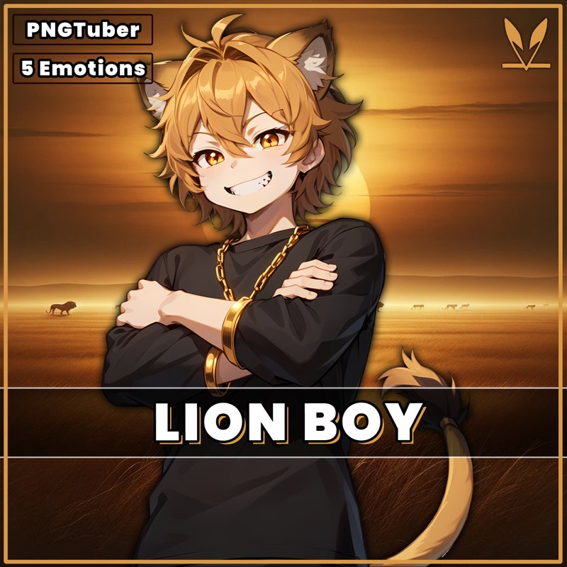 Pngtuber Lion - Etsy