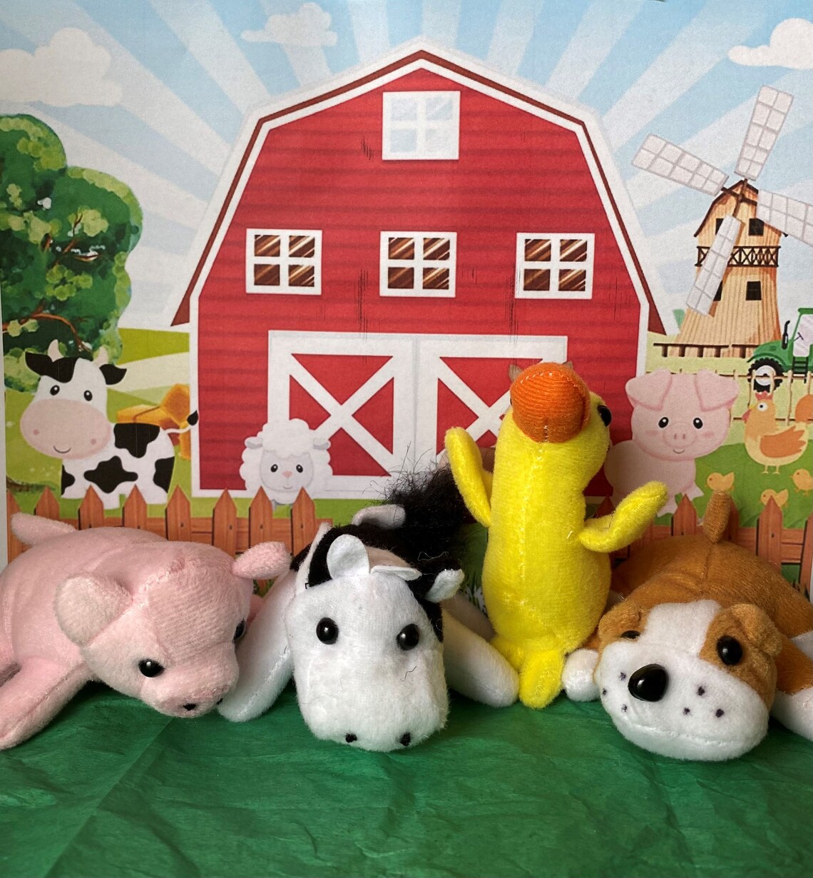 Mini Plush Farm Animal Party Favors - Etsy