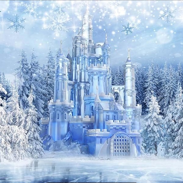 Frozen Backdrop - Etsy