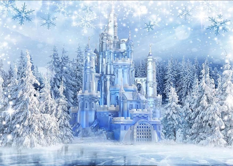 Frozen Winter Backdrop - Etsy