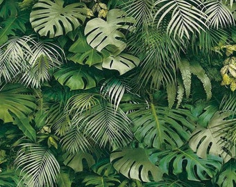 Safari Backdrop/jungle Backdrop/dinosaur Party Backdrop/green Jungle ...