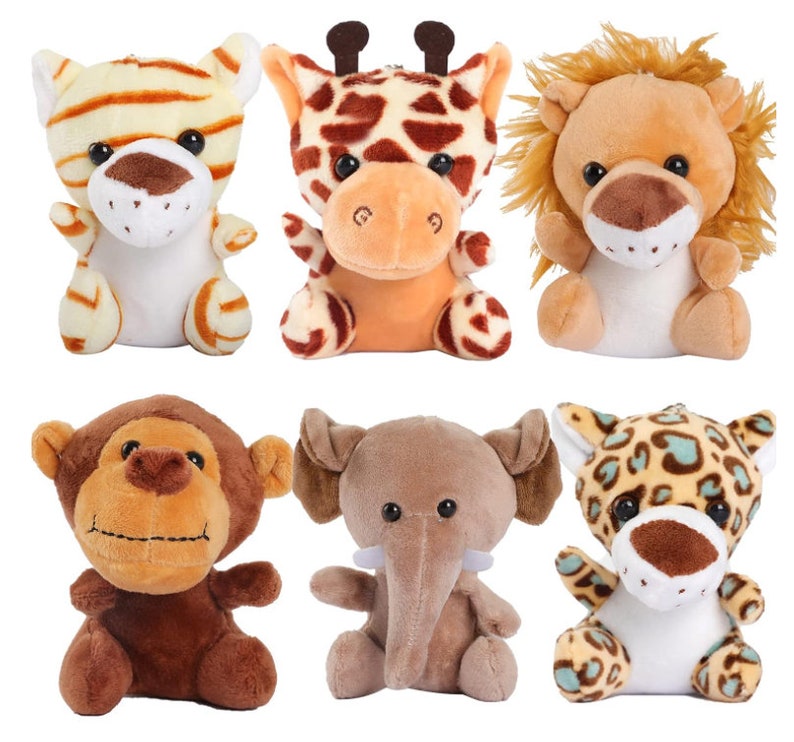 Mini Jungle Animal Party Favors- Set of 12 - Etsy