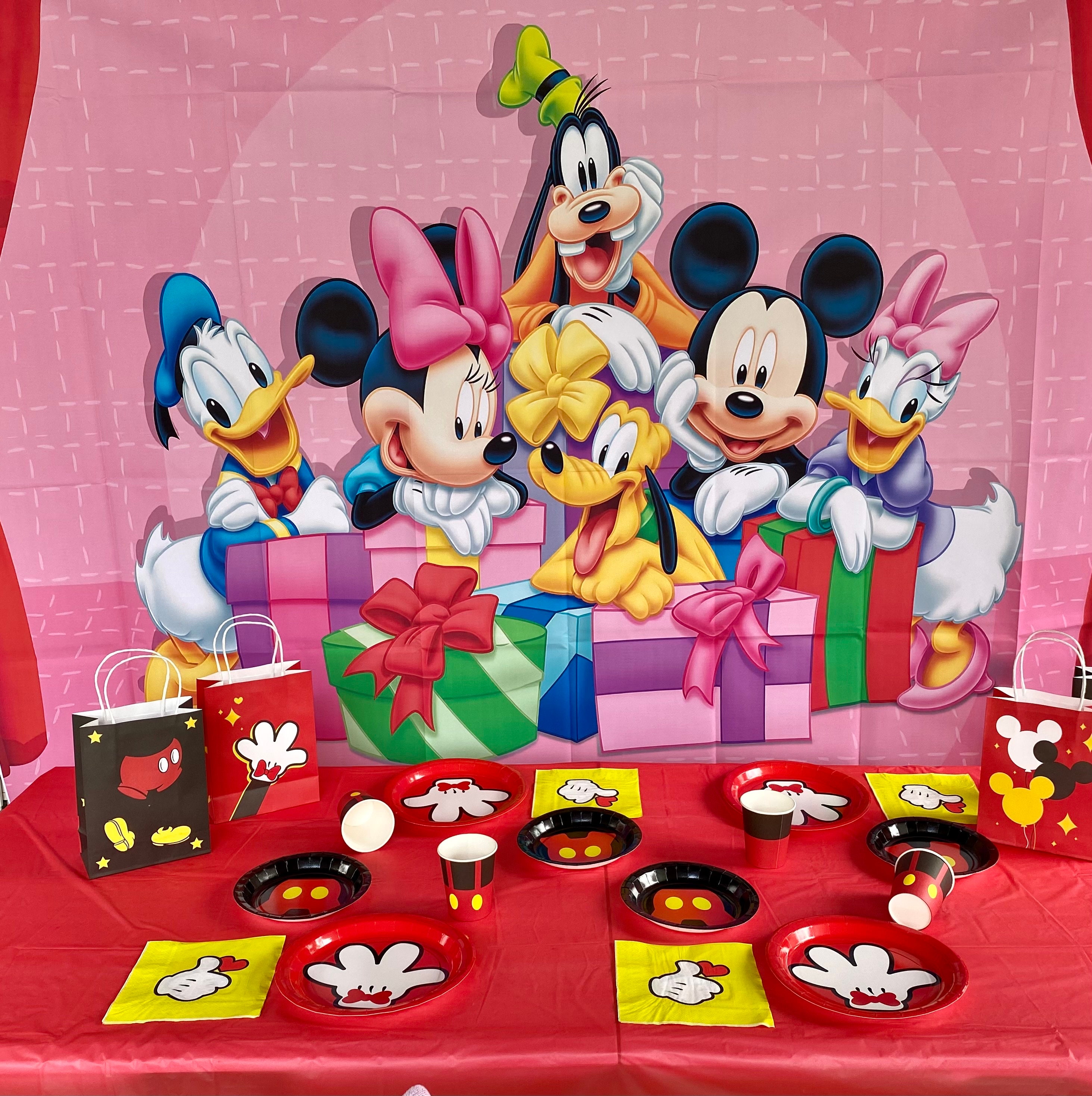 Mickey and Friends Backdrop - Etsy