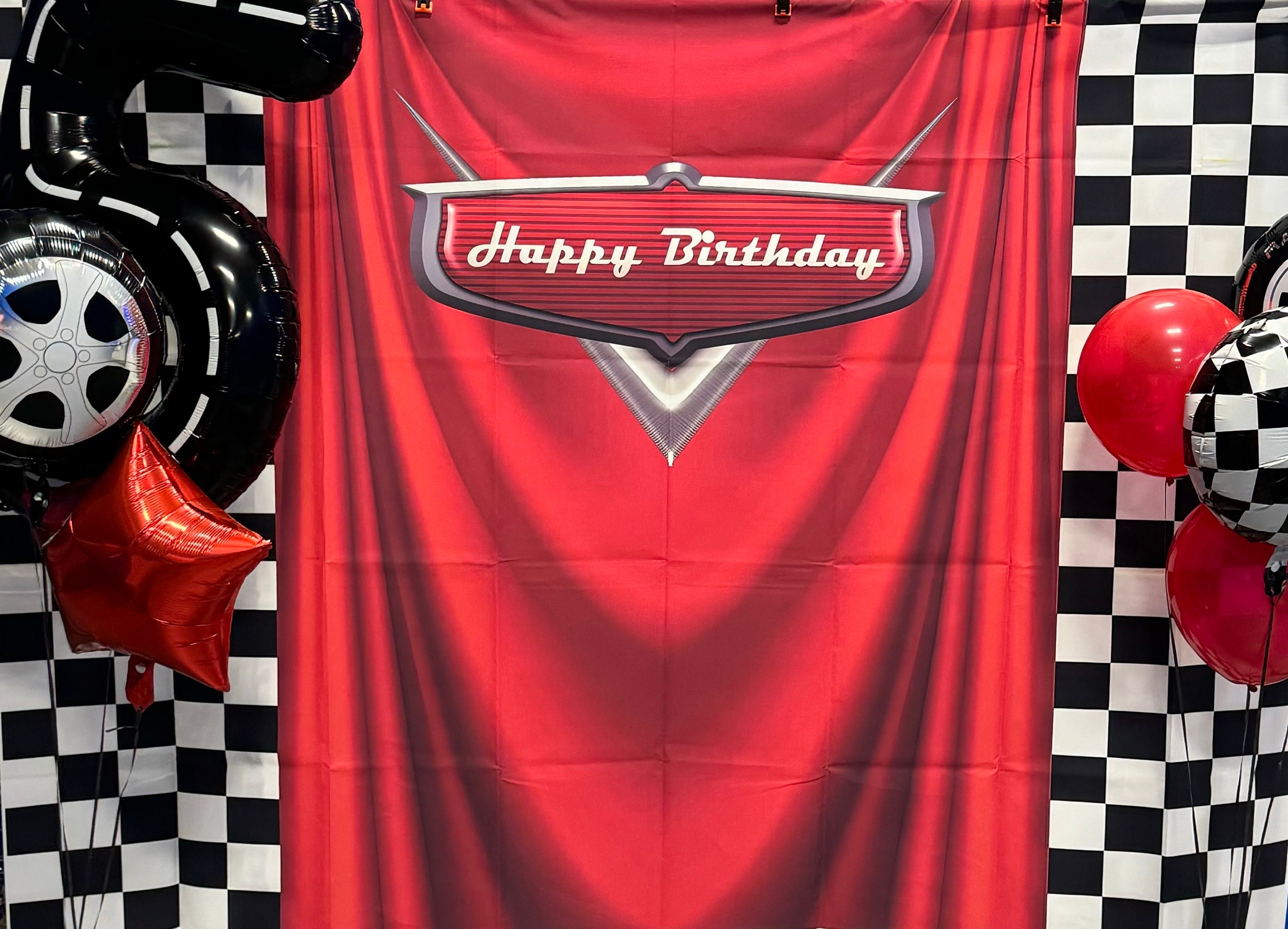 Racecar Backdrop - Etsy