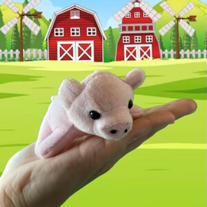 Mini Plush Farm Animal Party Favors - Etsy