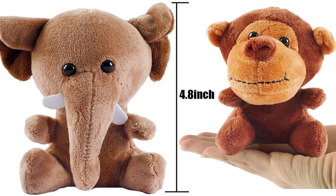 Mini Jungle Animal Party Favors- Set of 12 - Etsy