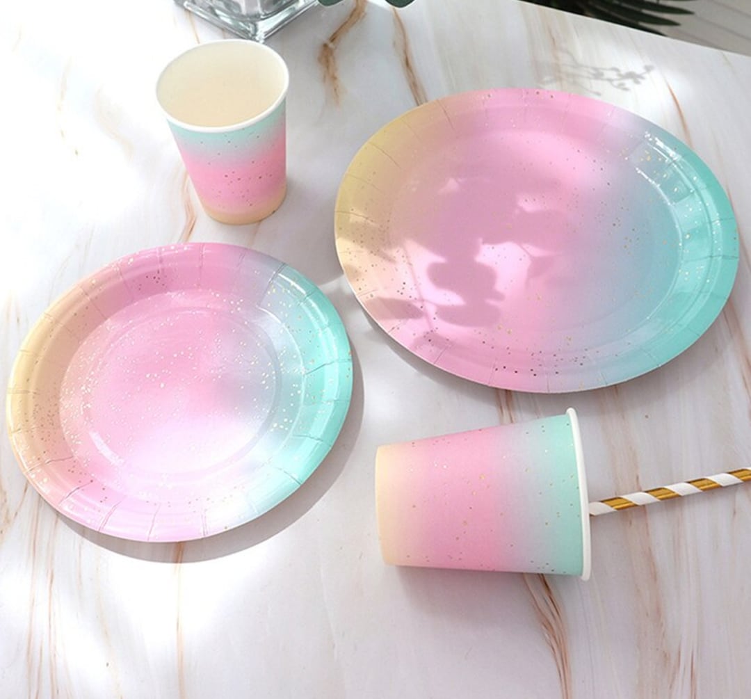 Unicorn Rainbow Pastel Party Package - Etsy