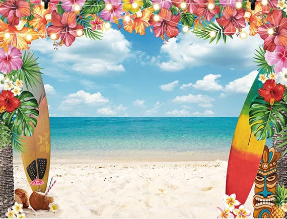 Hawaiian Themed Background