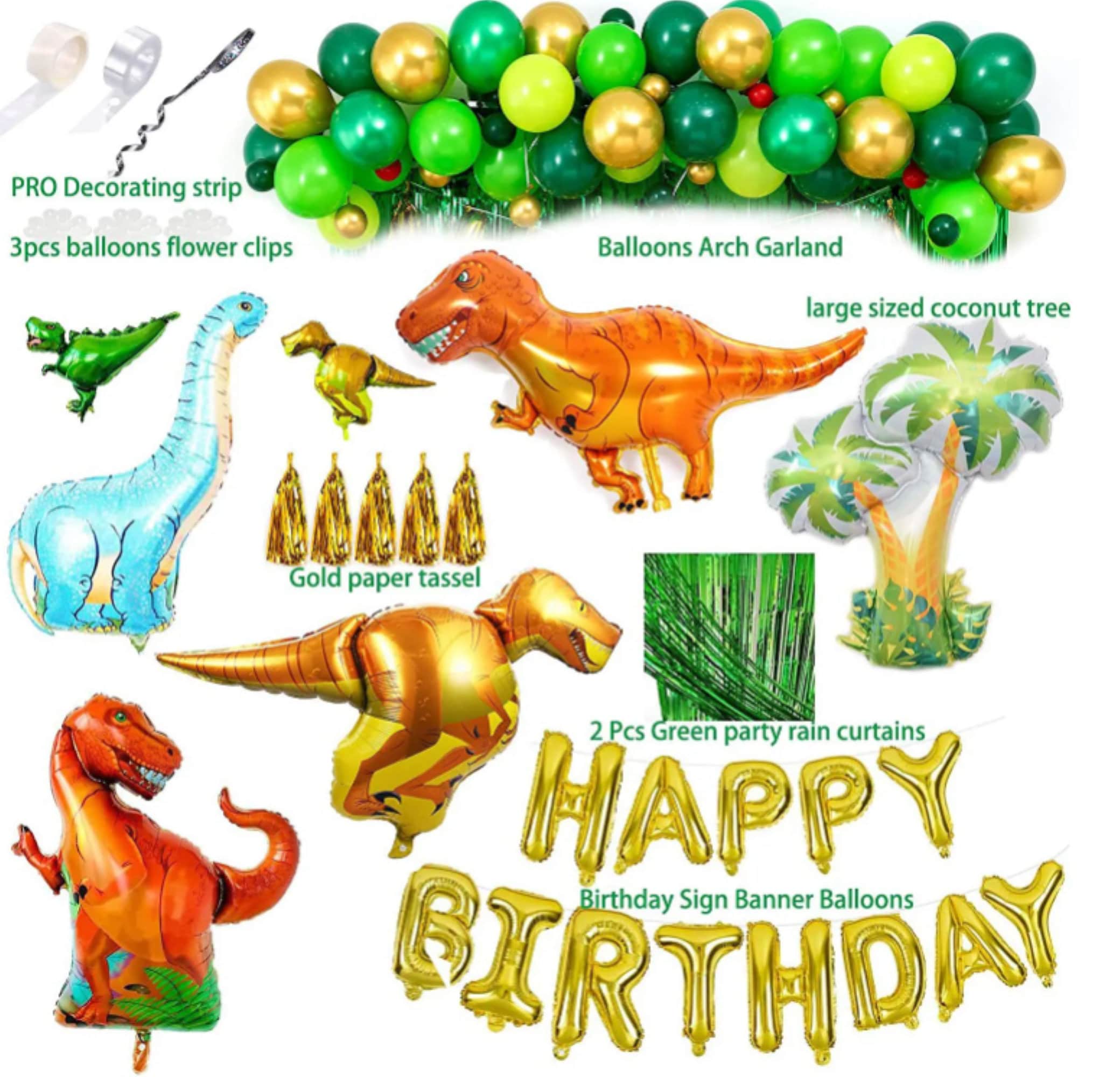 Dinosaur Birthday Backdrop and Decorations - Etsy