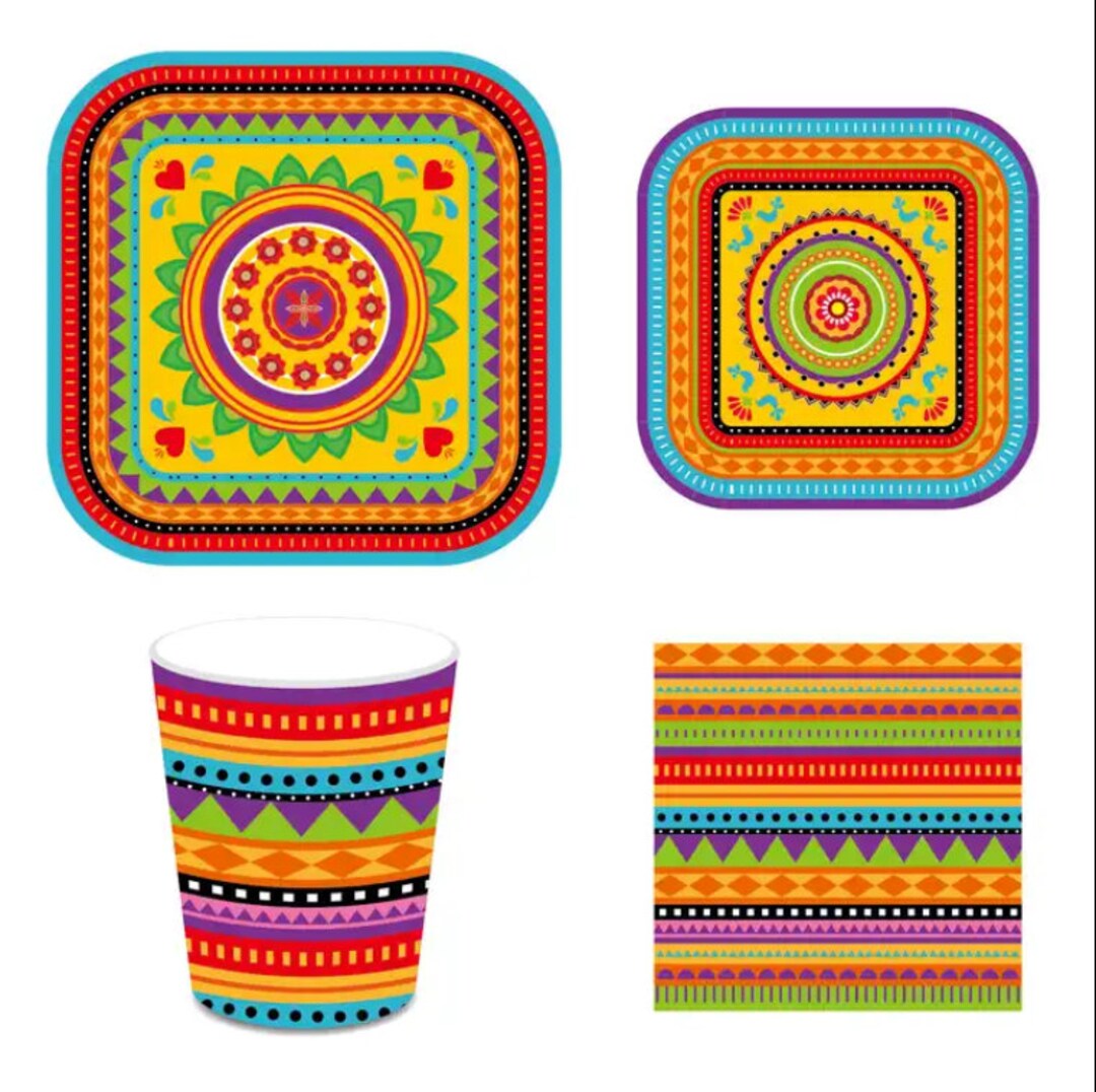 Fiesta Party Theme Tableware - Etsy
