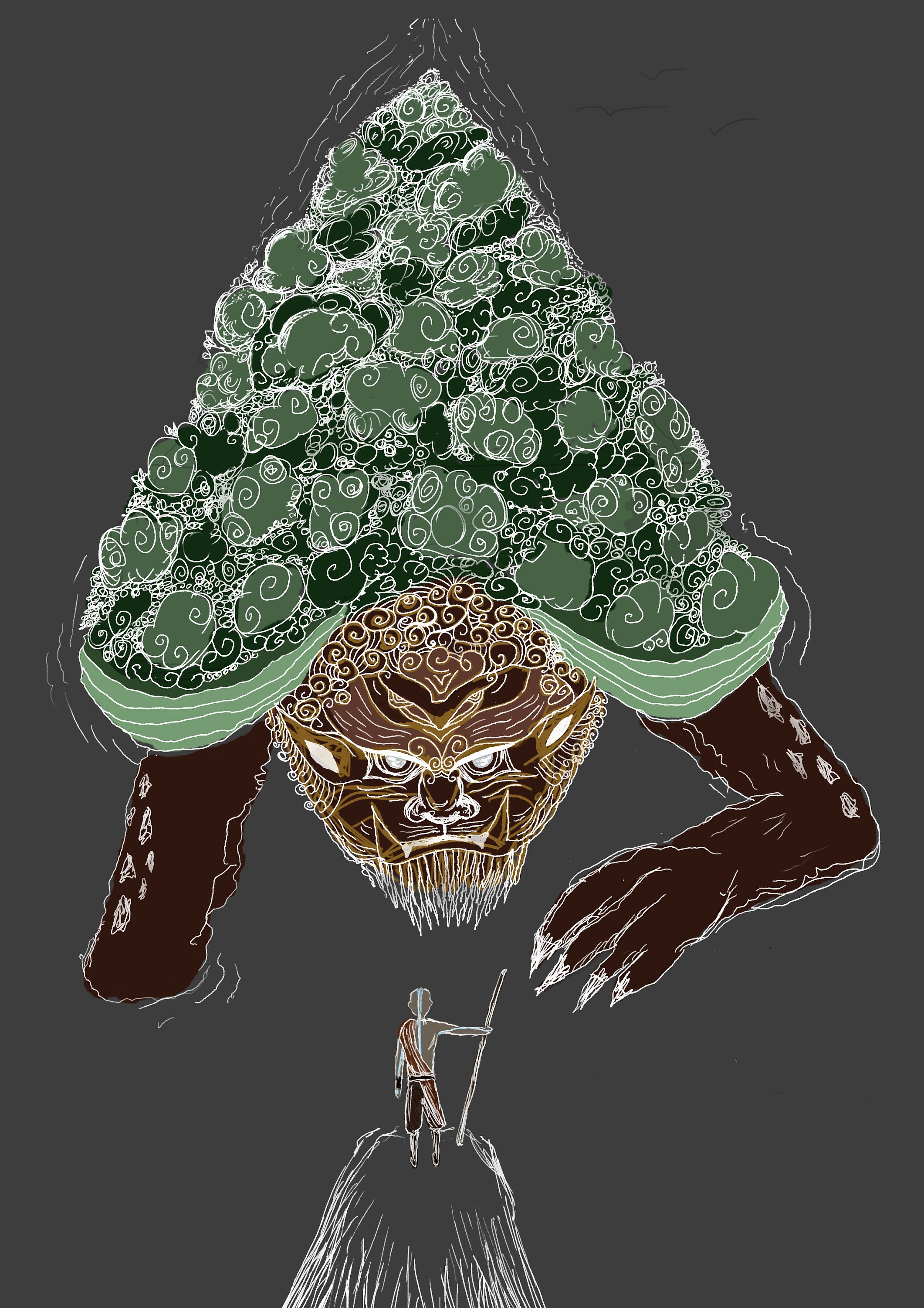 Ancient Guardian of the Elements Lion Turtle Fan Art for Avatar Fans - Etsy