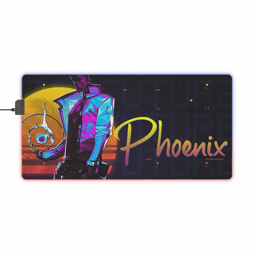 Valorant Phoenix Mouse Pad Gaming Mouse Pad Duelist Riot Games Agent ...