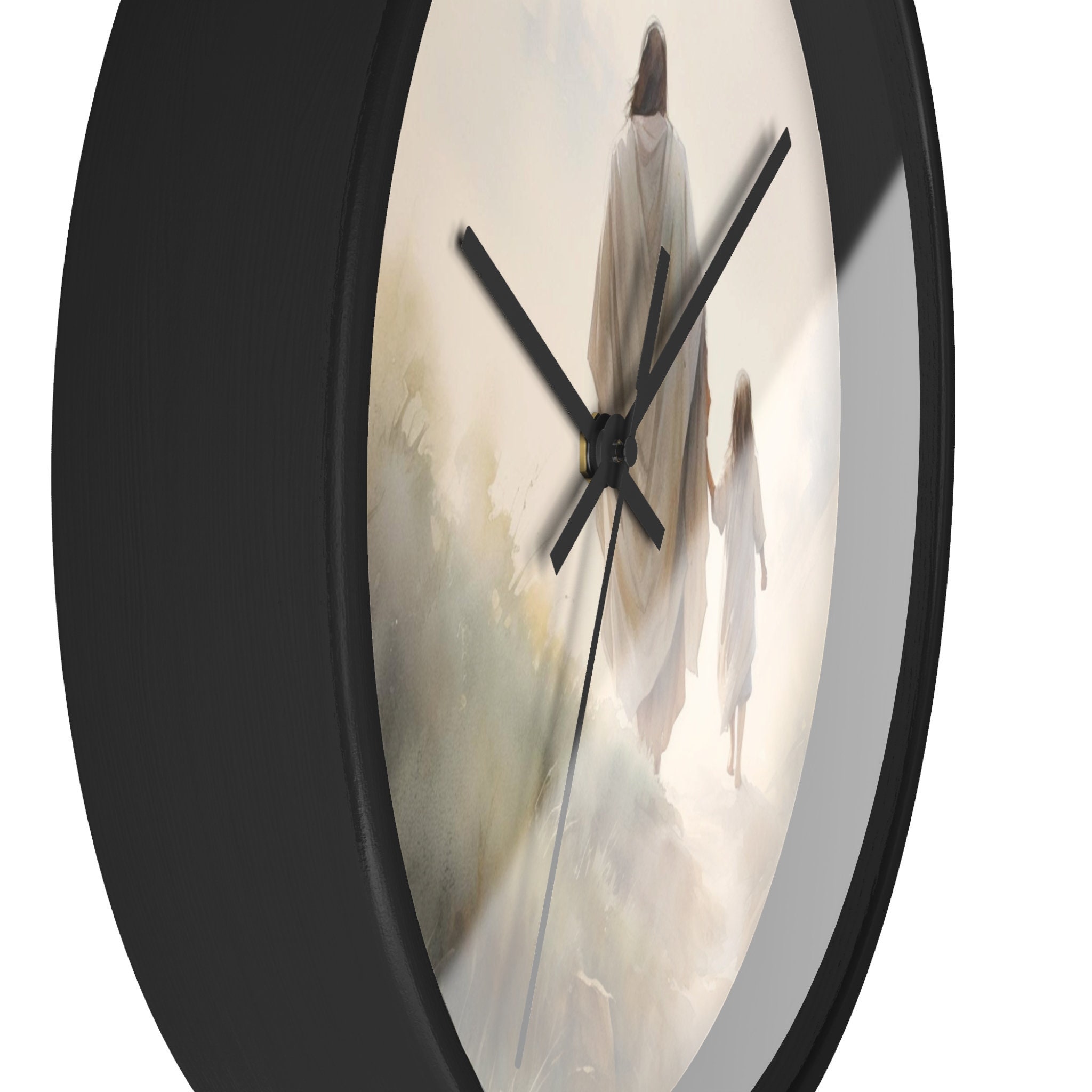 Wood Wall Clock, Jesus Wall Art, Bible Art, Christian Art, Christian ...