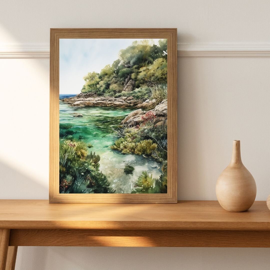 Great Barrier Reef Painting Wall Art Wall Art Digital Print - Etsy