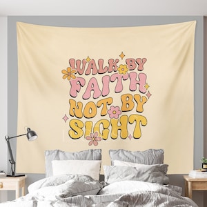 Christian Tapestry Boho Scripture Tapestry Bedroom Wall Hangings Boho ...