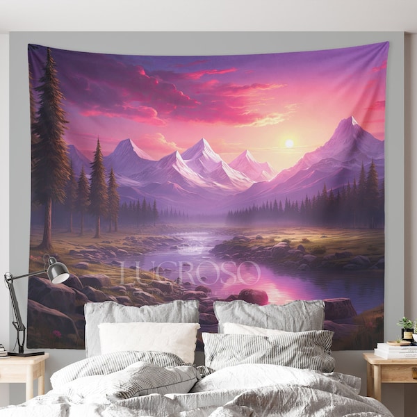 Mountain Tapestry - Etsy