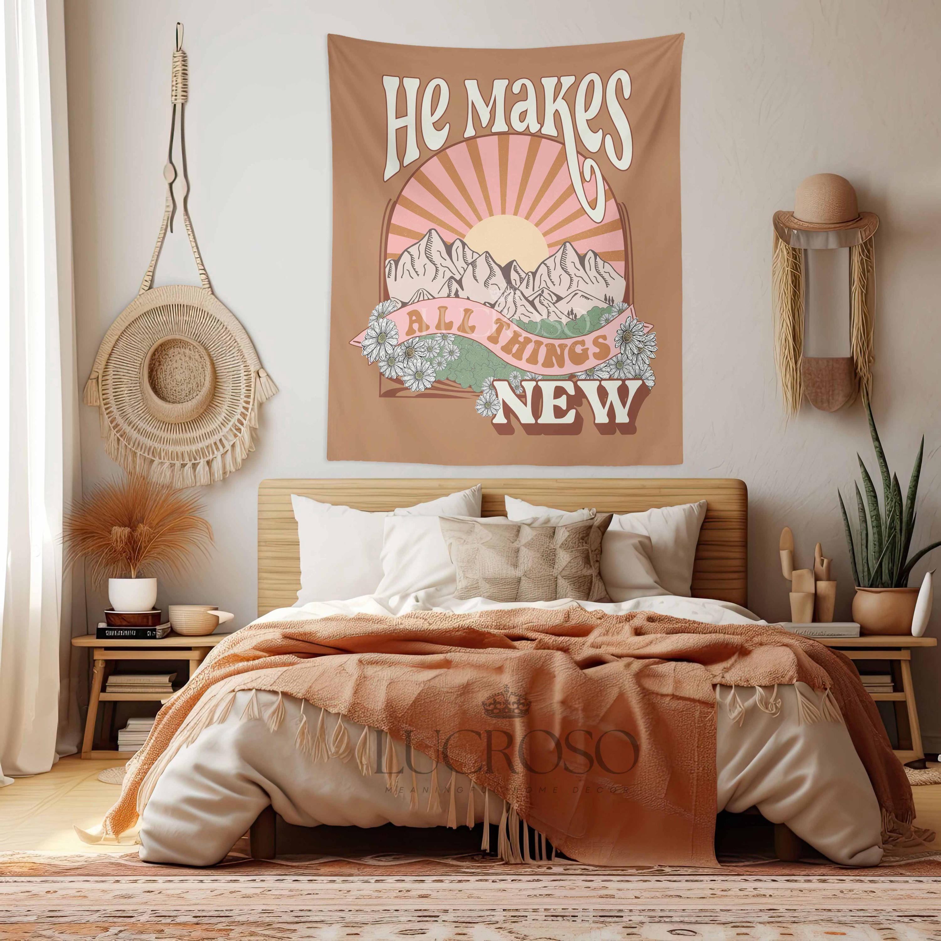 Christian Dorm Decor Christian Wall Hanging College Tapestry Wall ...
