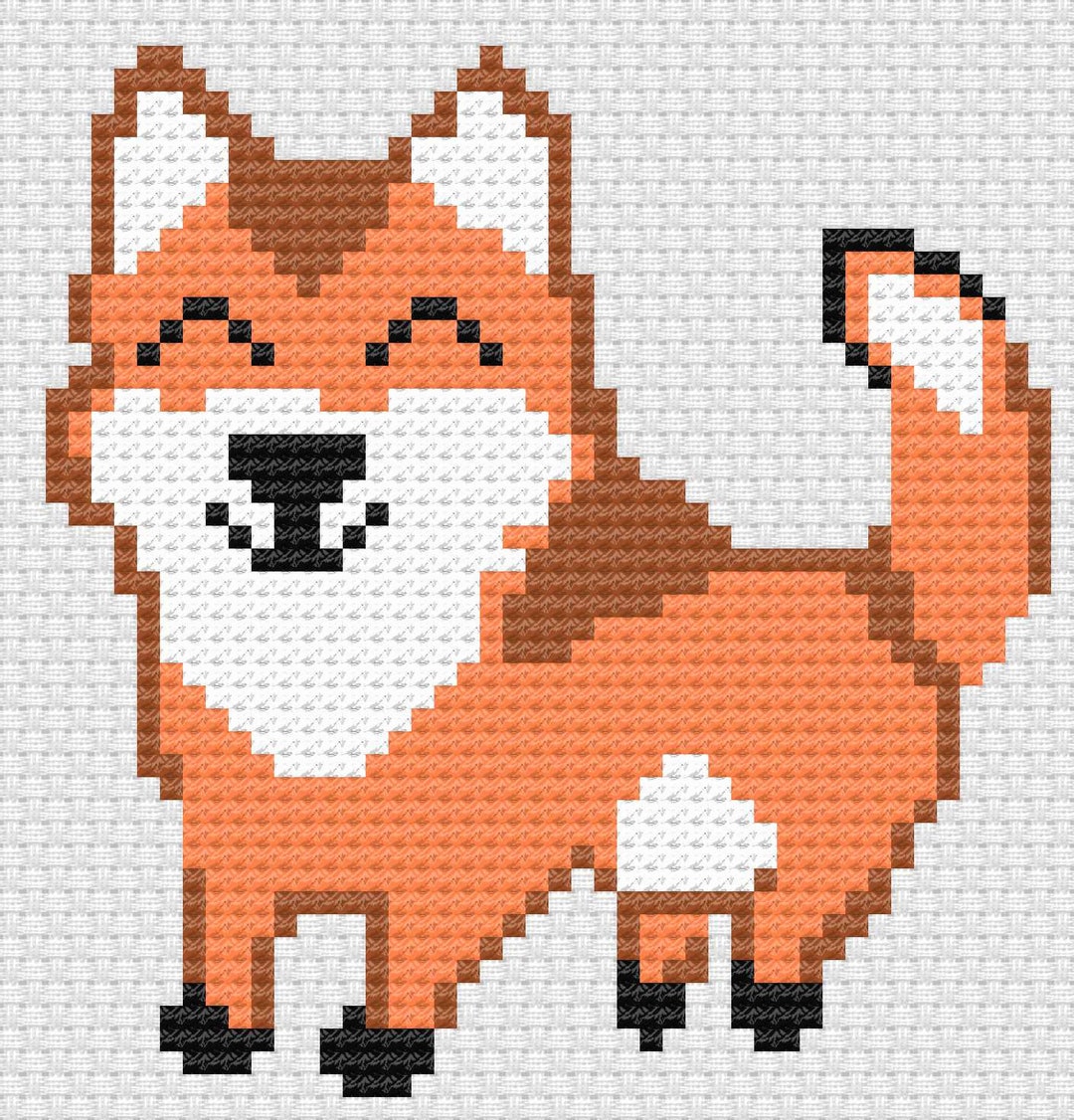 Shiba Cross Stitch Pattern PDF - Elise Broderie - - Etsy
