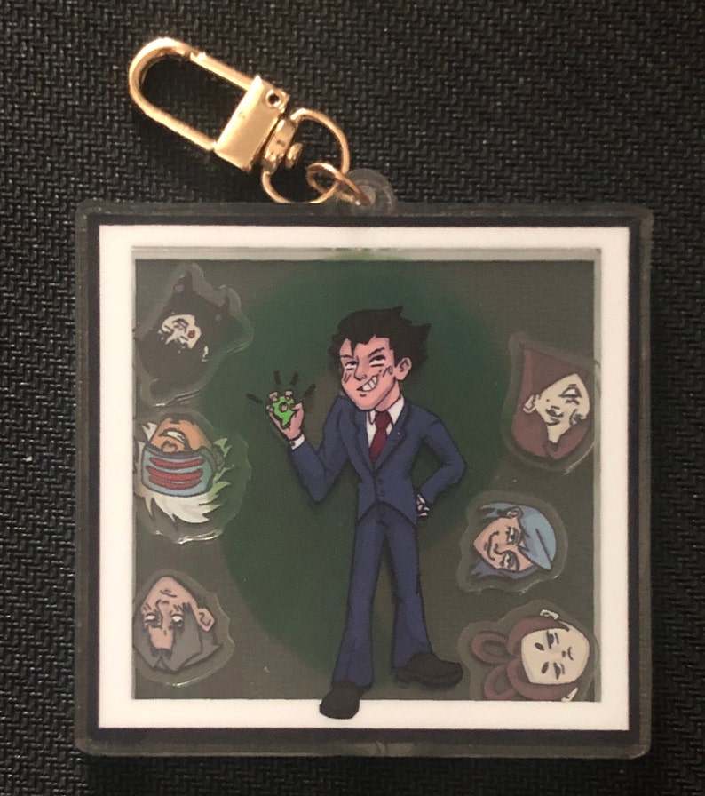 Phoenix Wright: Ace Attorney Shaker Keychain - Etsy