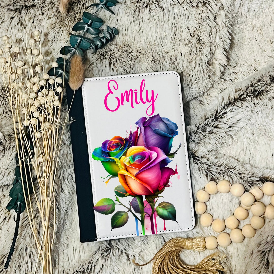 Neon Rose Floral Kindle Case Paperwhite 2021 Cover Paperwhite 6.8 Case ...