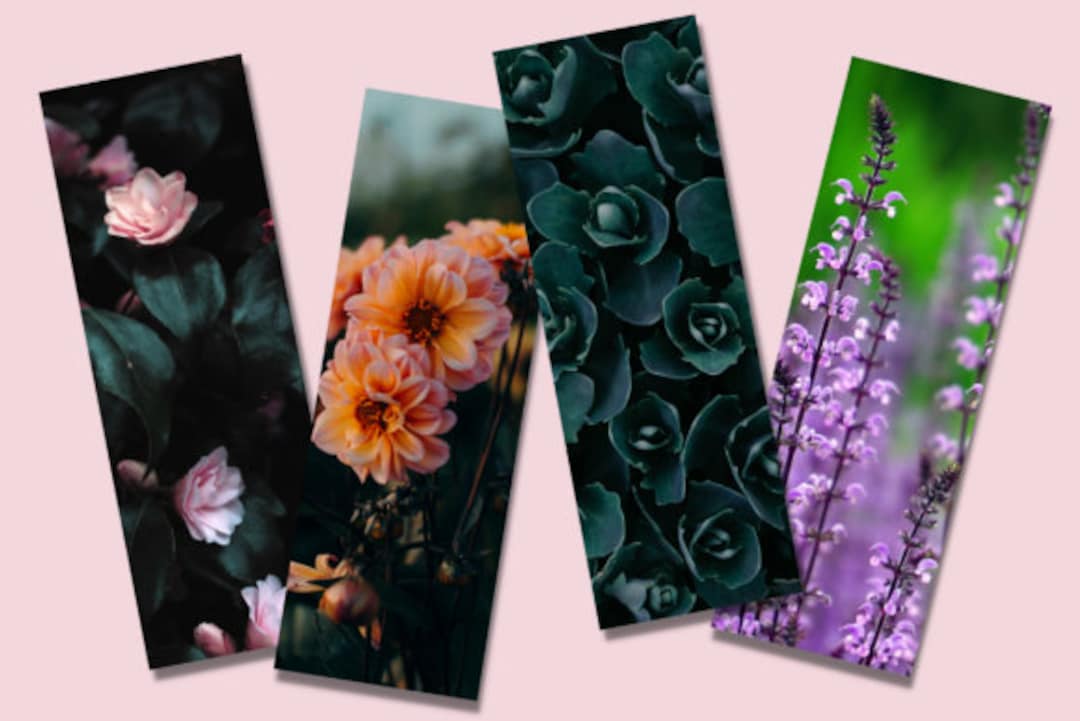 Floral Bookmark Bundle - Etsy