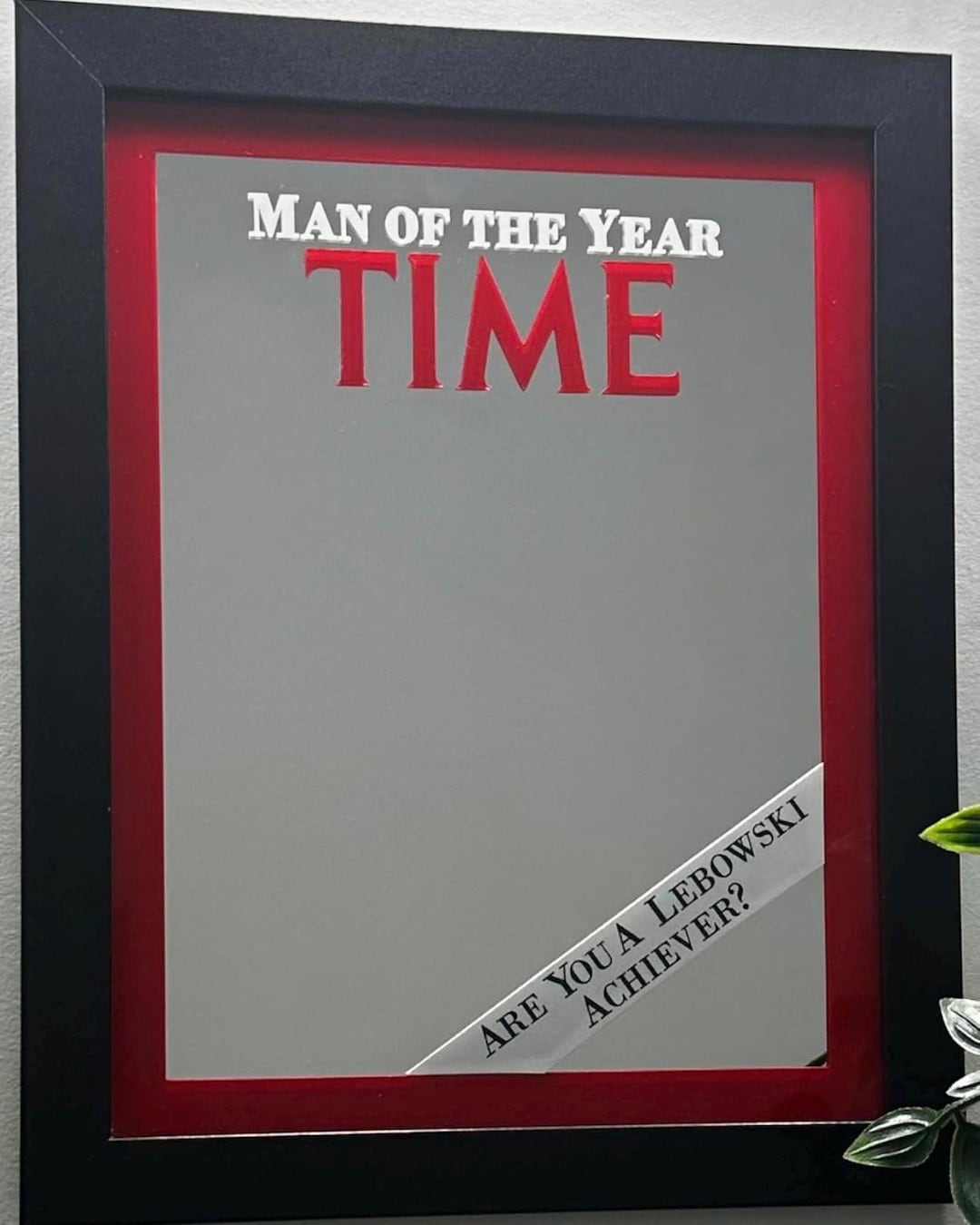 1 DAY SHIPPING the Big Lebowski Man of the Year Time Magazine Glass ...