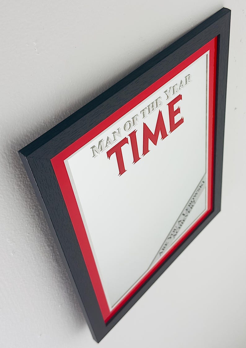 The Big Lebowski Achiever Mirror - Man of the Year Time Magazine Mirror ...