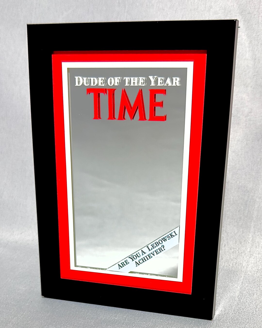 4x6 Man of the Year Time Magazine Glass Mirror From the Big Lebowski ...