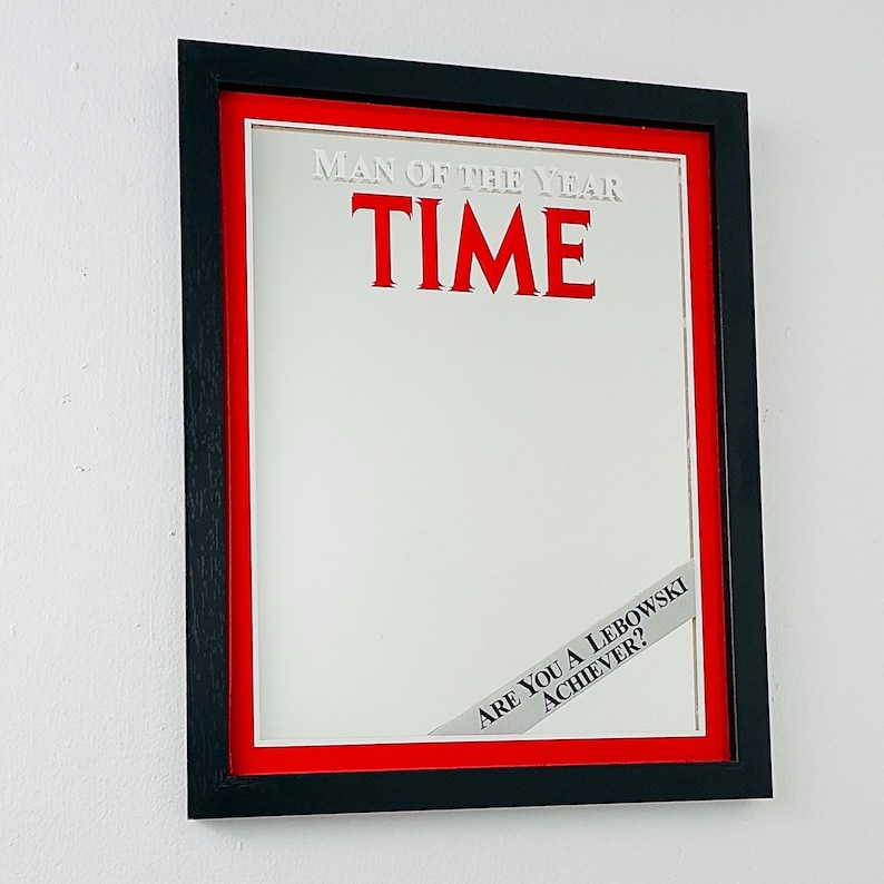 The Big Lebowski Achiever Mirror - Man of the Year Time Magazine Mirror ...