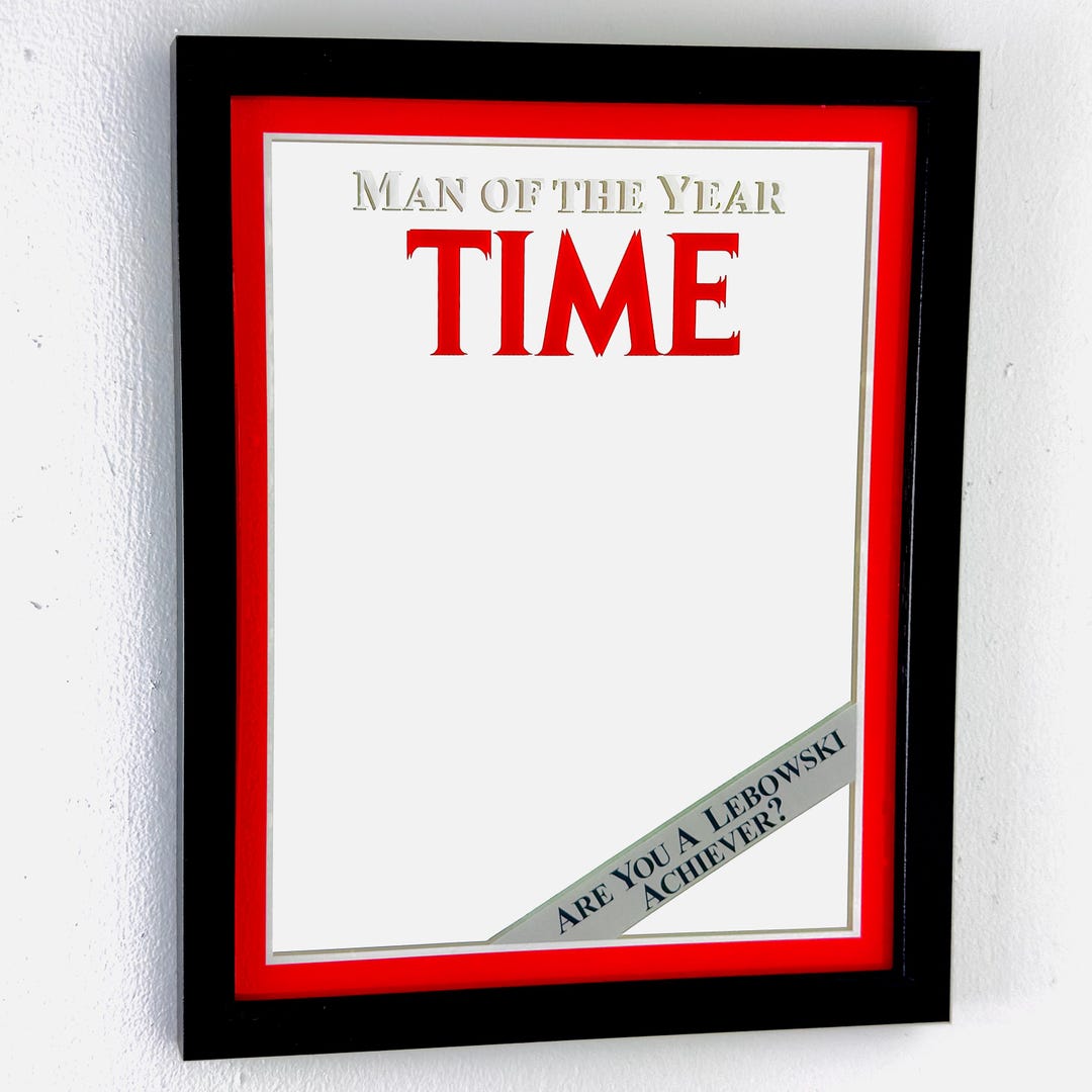 10x12 of Man of the Year Time Magazine Glass Mirror From the Big ...