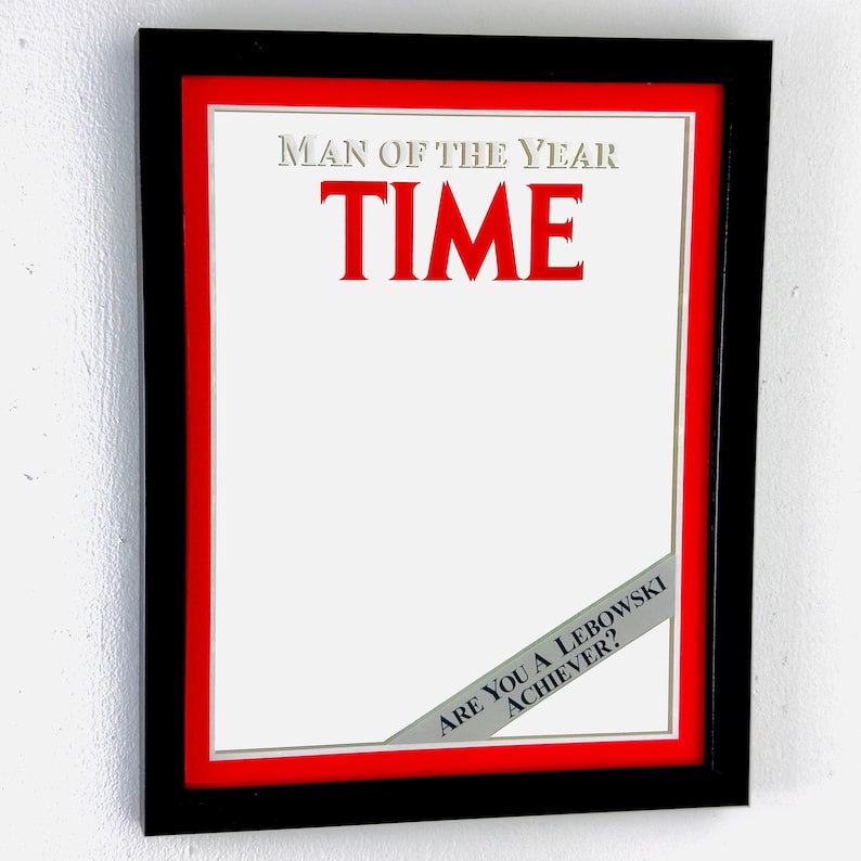 The Big Lebowski Man of the Year Time Mirror Silvered: Exact Replica (2 Sizes) - Etsy