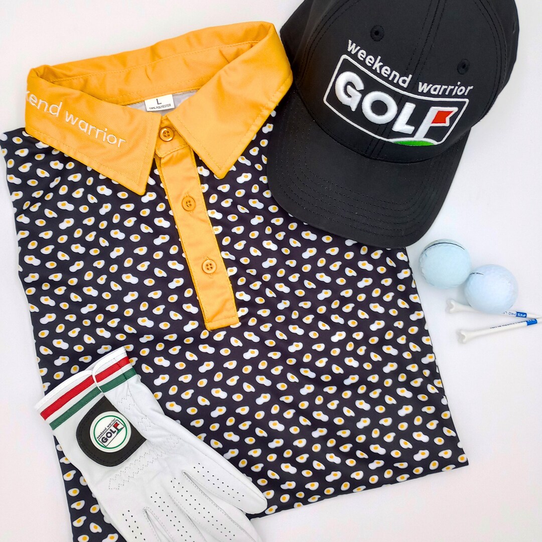 Golf Polo Men Funny Golf Custom Shirt Egg Shirt Funny Golf Shirt Gift ...