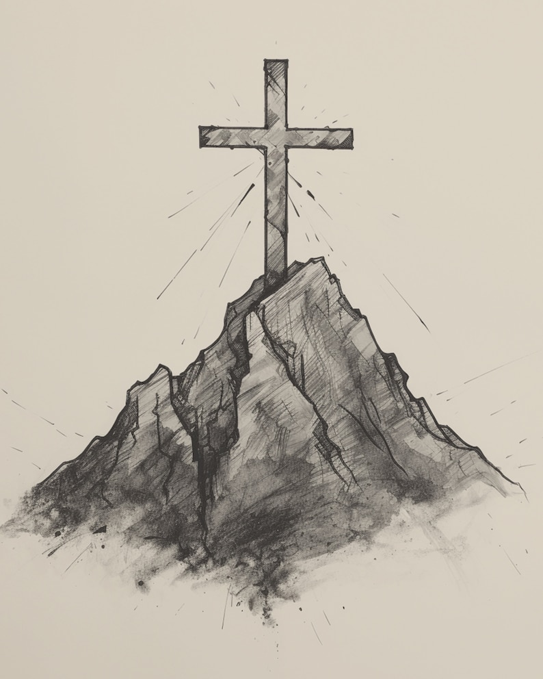 Cross Bible Art Bible Verse Christian Wall Art Jesus Art Scripture Wall ...