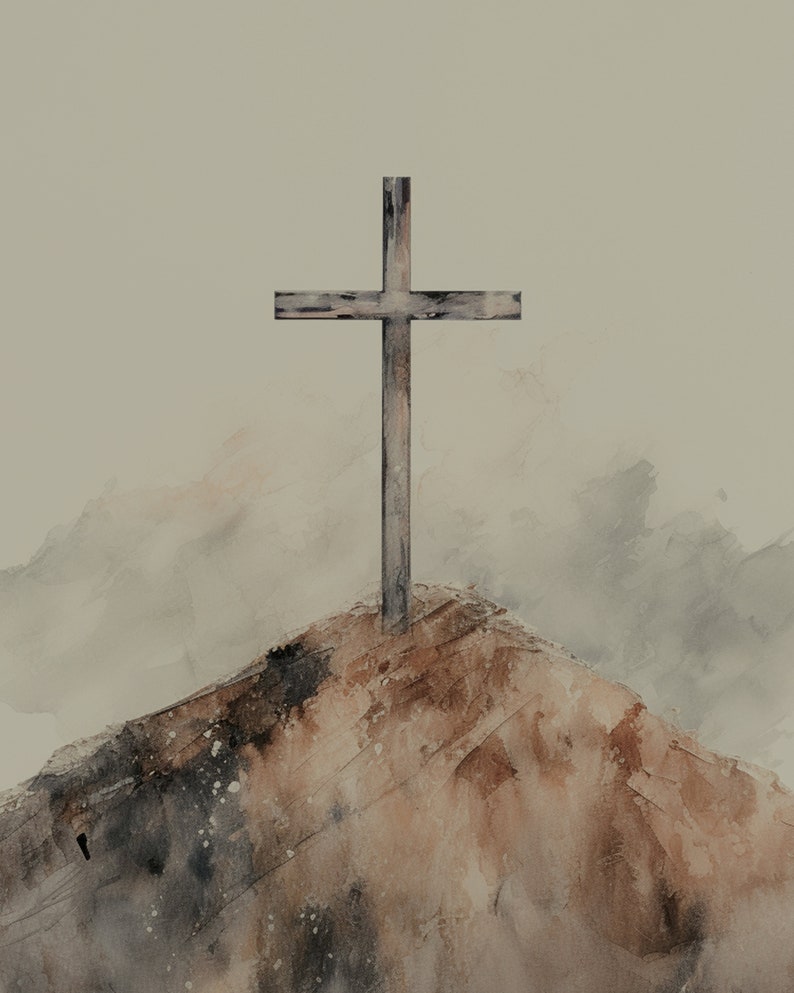 Cross Bible Art Bible Verse Christian Wall Art Jesus Art Scripture Wall ...