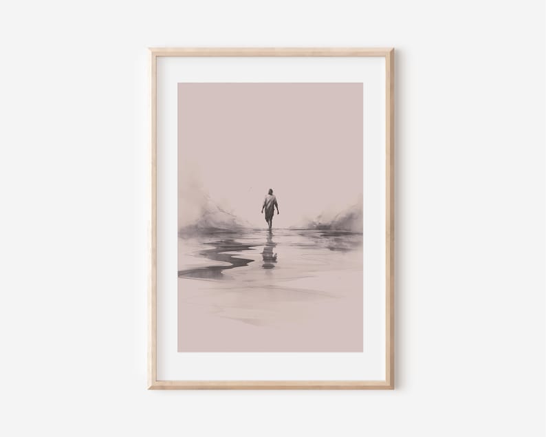 Minimal Christian Wall Art Jesus Art Scripture Wall Art Christian Gifts ...