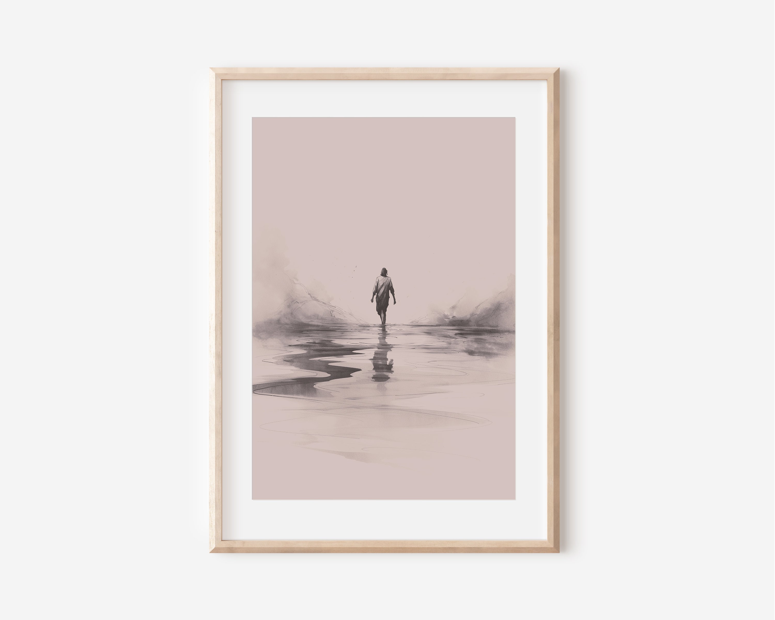 Minimal Christian Wall Art Jesus Art Scripture Wall Art Christian Gifts ...