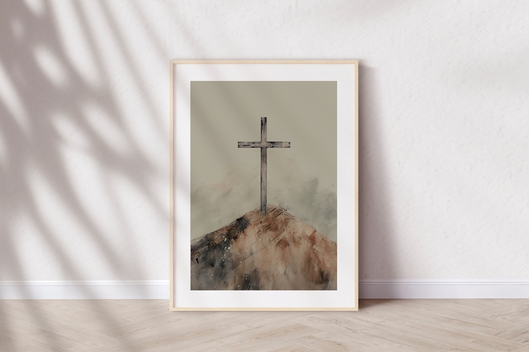 Cross Bible Art Bible Verse Christian Wall Art Jesus Art Scripture Wall ...