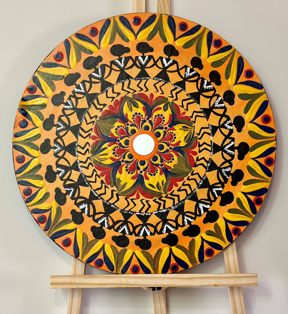 Warli Art Painting Handmade Wall Art Traditional Indian Celebration ...