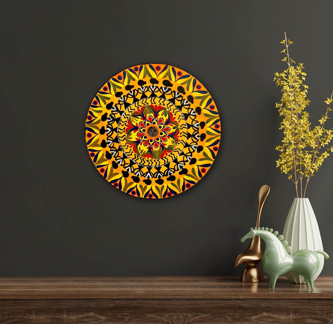 Warli Art Painting Handmade Wall Art Traditional Indian Celebration ...