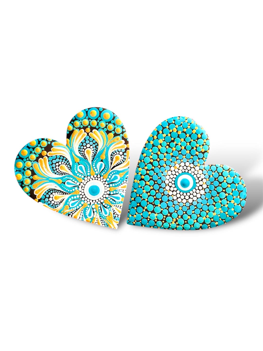 Fridge Magnets Set of 2 Refrigerator Resin Magnet Boho Decor Hand ...