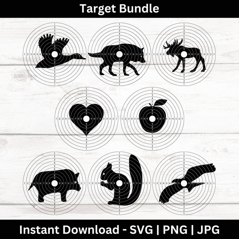 Squirrel Targets - Etsy