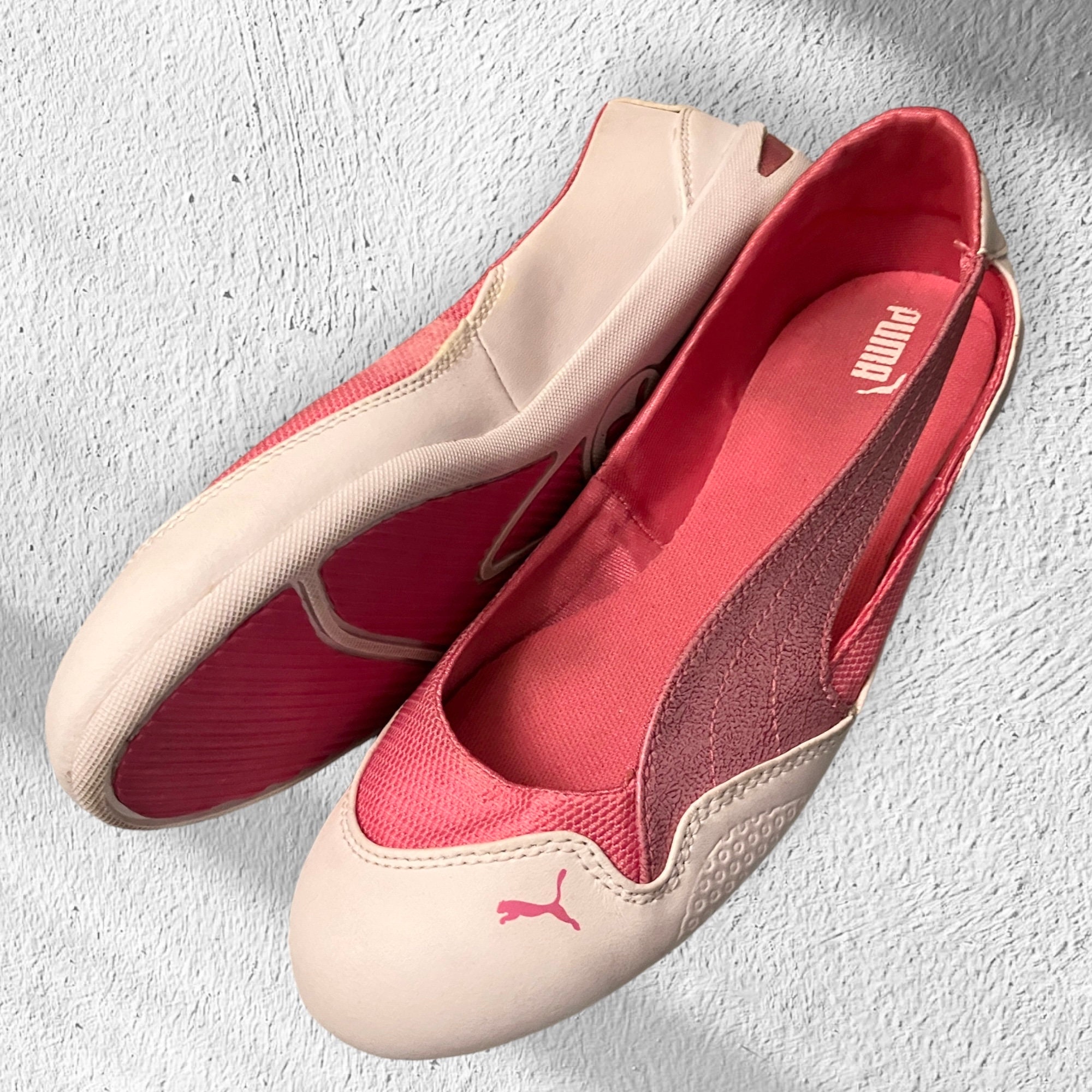 Archive Cyber Y2K Puma Cutout Leather Ballet Flats Sized 37 - Etsy