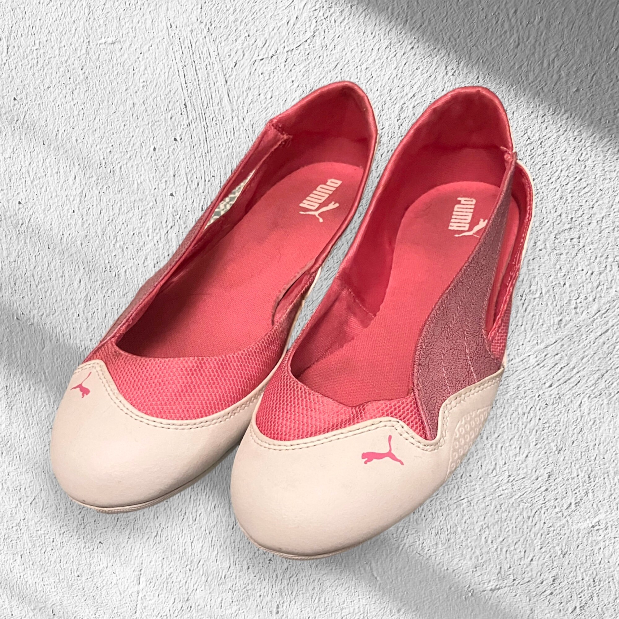 Archive Cyber Y2K Puma Cutout Leather Ballet Flats Sized 37 - Etsy