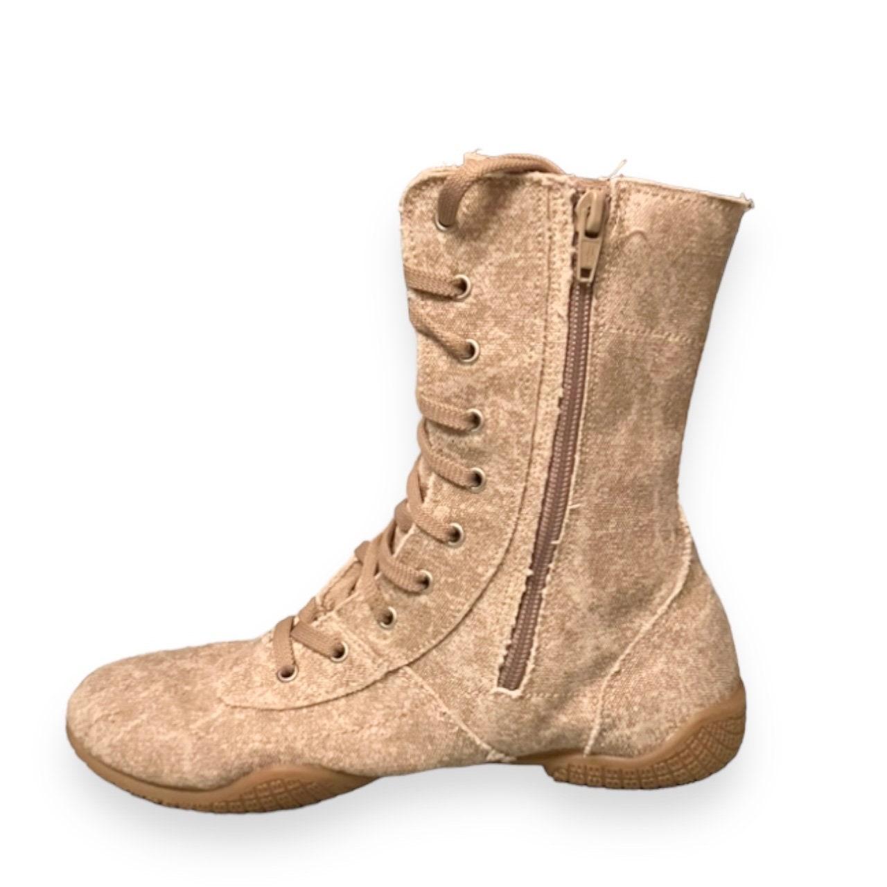 Ultra Rare Vintage 90s Y2K Combat Mid Calf Boots Dunedesert Color Biker ...