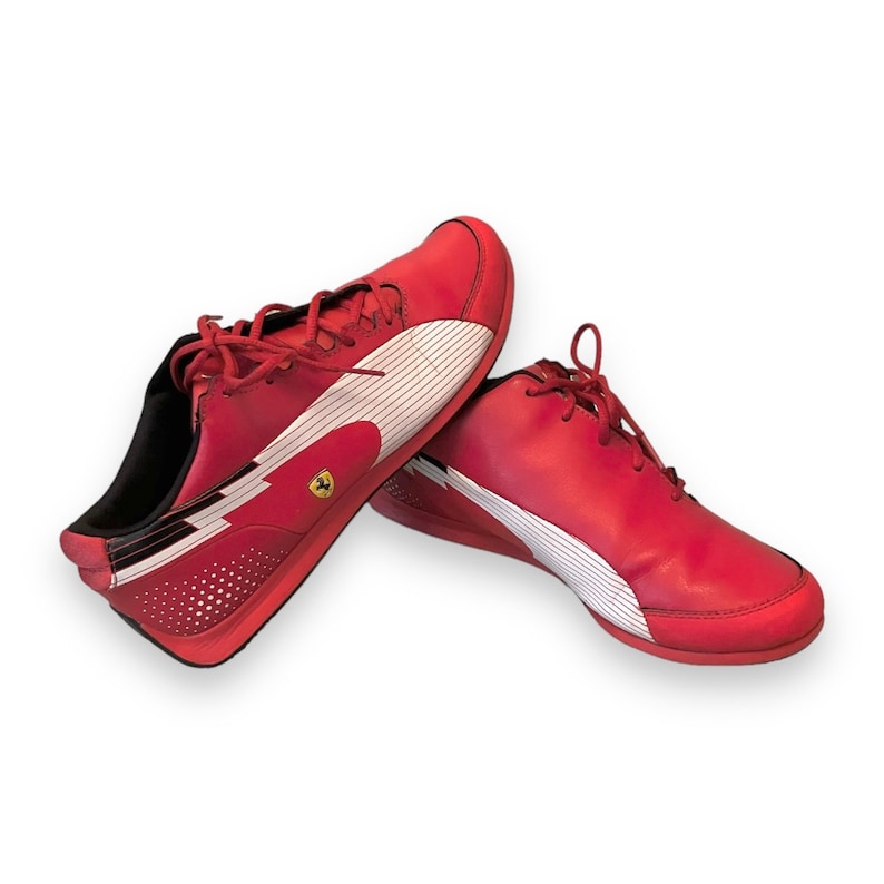 Iconic PUMA Ferrari Evospeed Vintage Red Sneakers Ultra Rare Y2K 90s ...