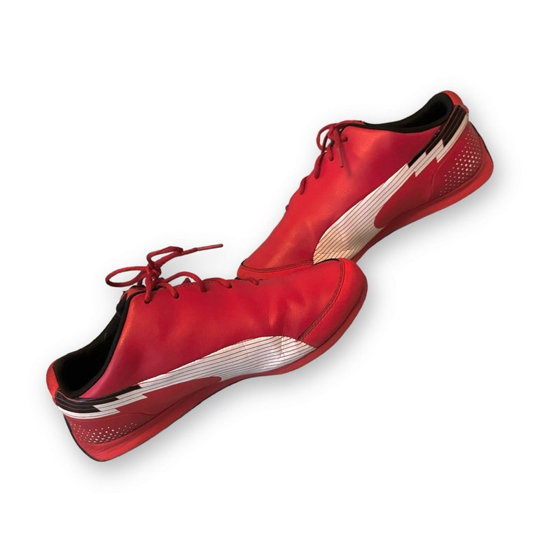 Iconic PUMA Ferrari Evospeed Vintage Red Sneakers Ultra Rare Y2K 90s ...